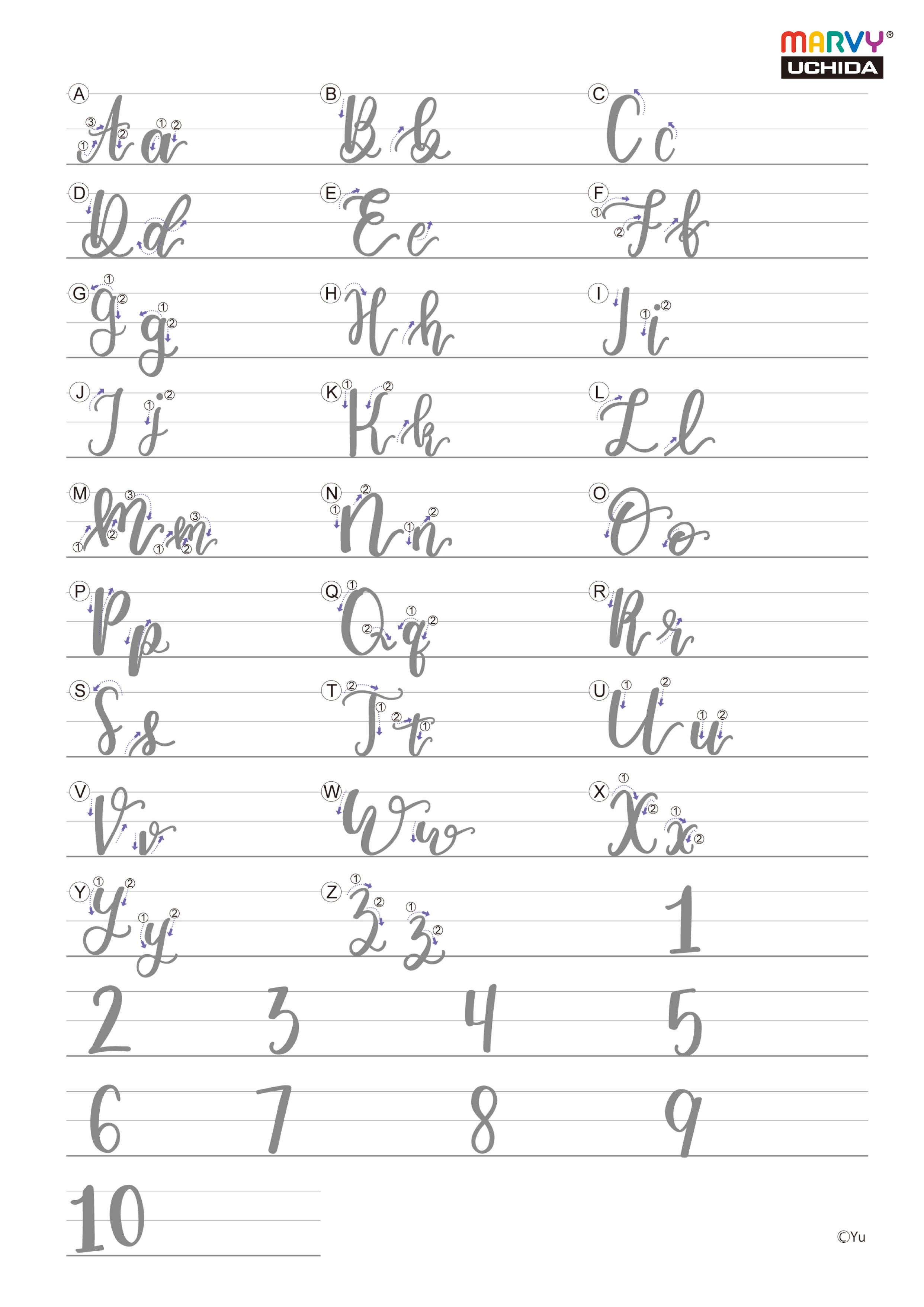 Hand Lettering Guides — Marvy Uchida