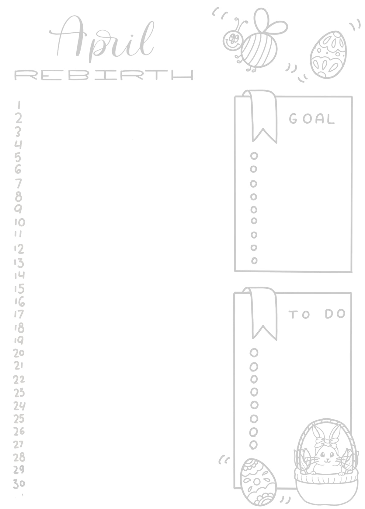 APRIL JOURNAL PAGE — Marvy Uchida