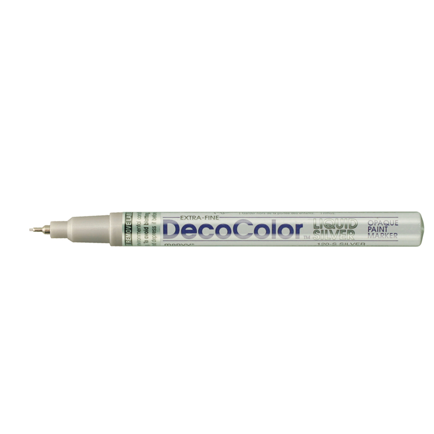 DECOCOLOR® LIQUID GOLD/SILVER PAINT MARKER EXTRA FINE — Marvy Uchida