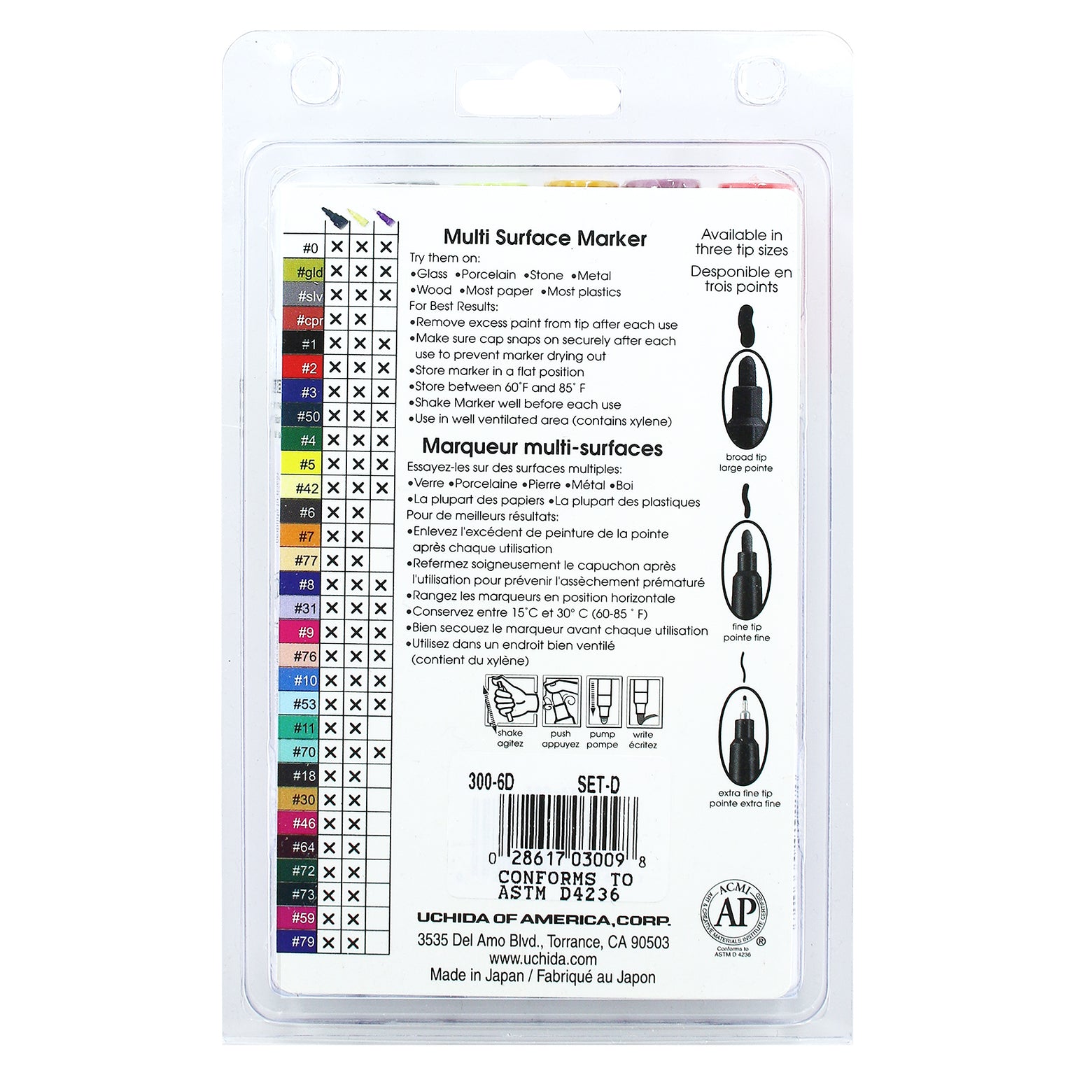 Decocolor Markers — Marvy Uchida