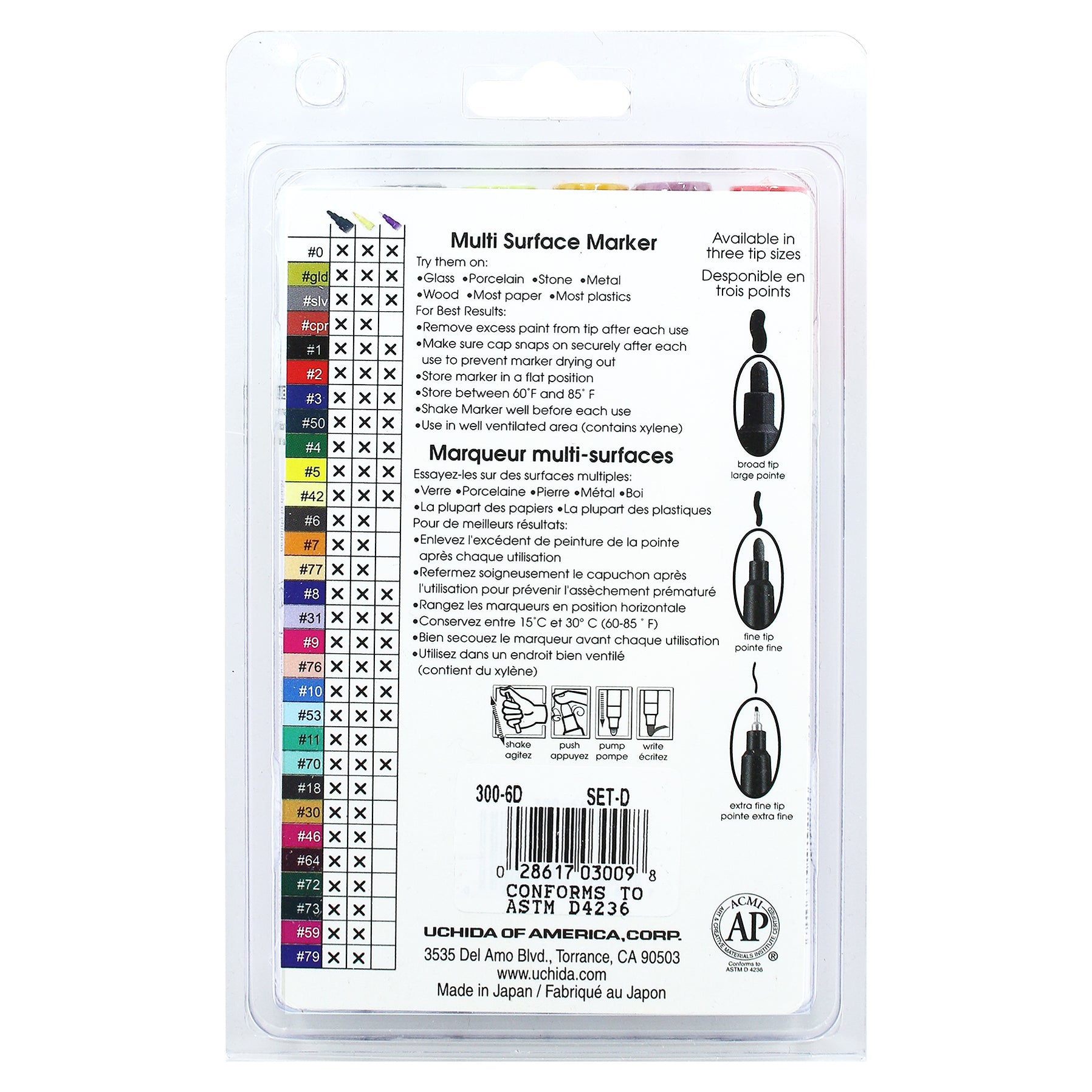 Decocolor Markers — Marvy Uchida