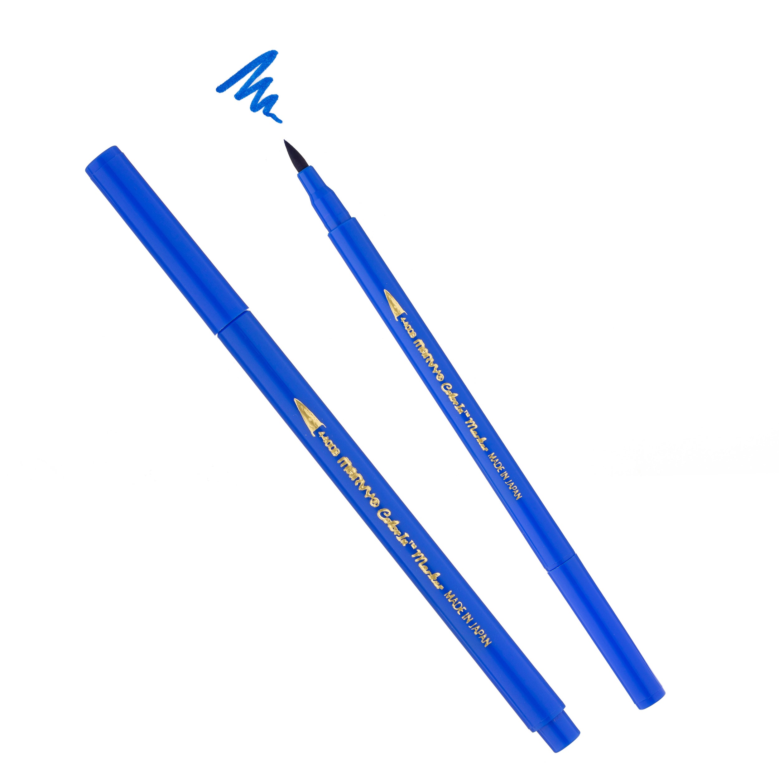 BRUSH LETTERING MARKERS 2 PIECE SET - BLUE — Marvy Uchida