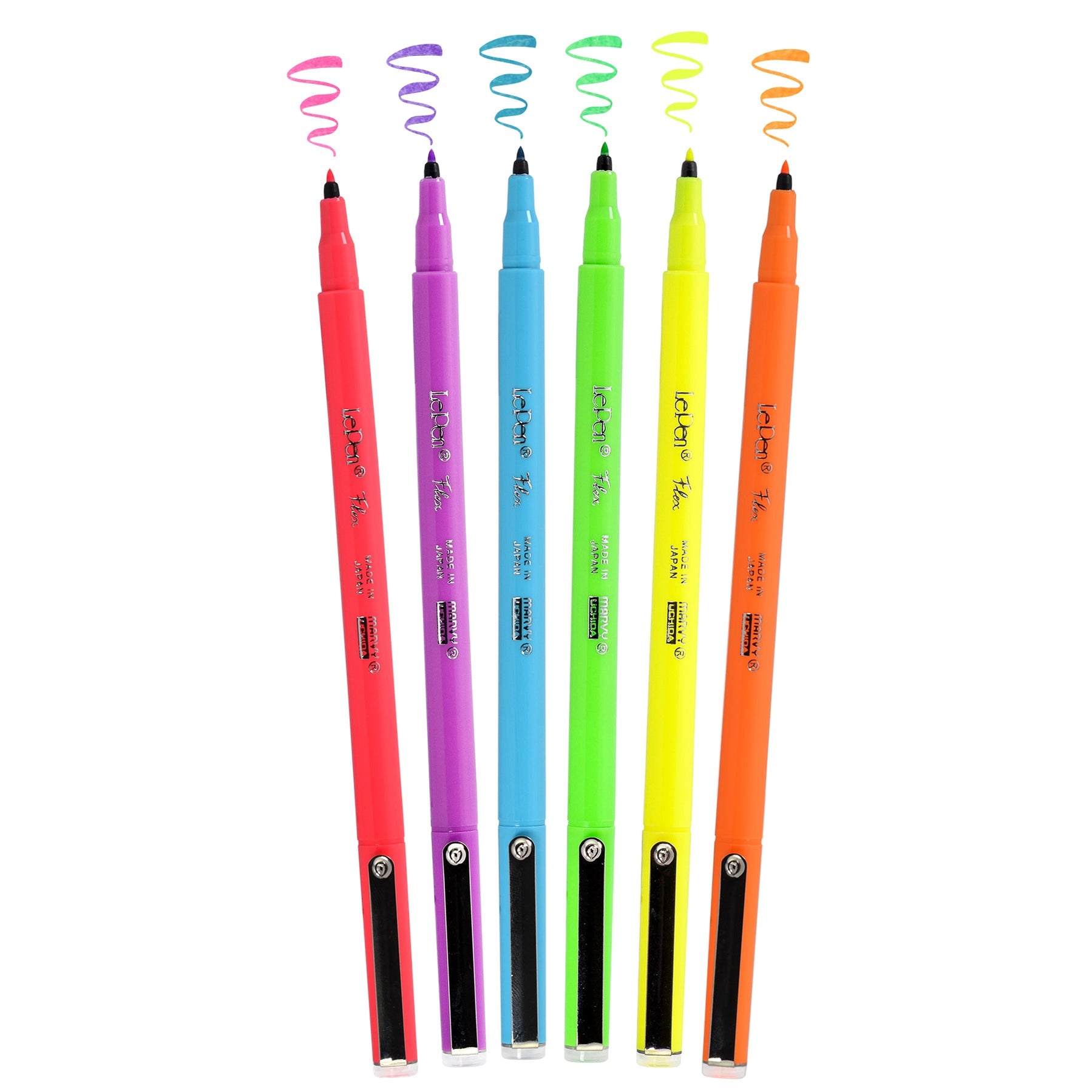 LE PEN FLEX NEON COLOR SET — Marvy Uchida