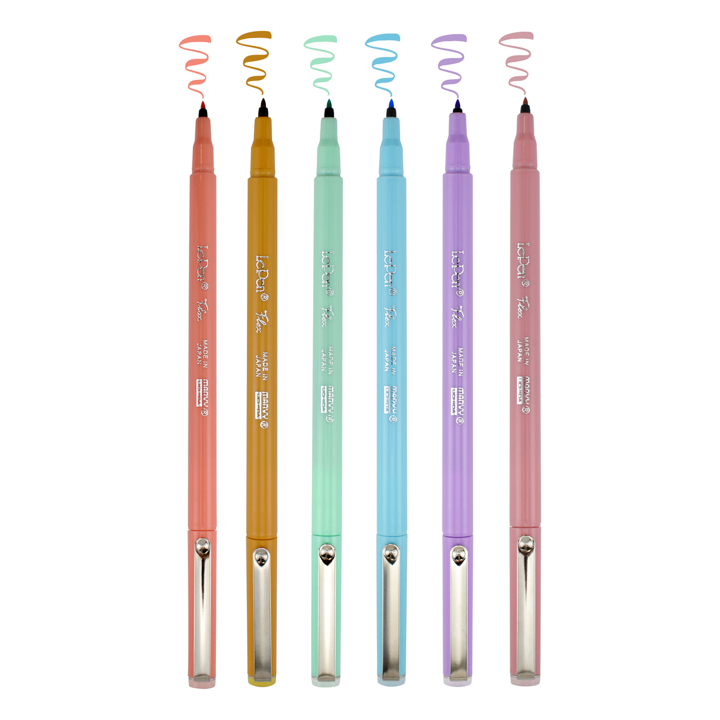 LE PEN FLEX PASTEL COLORS — Marvy Uchida
