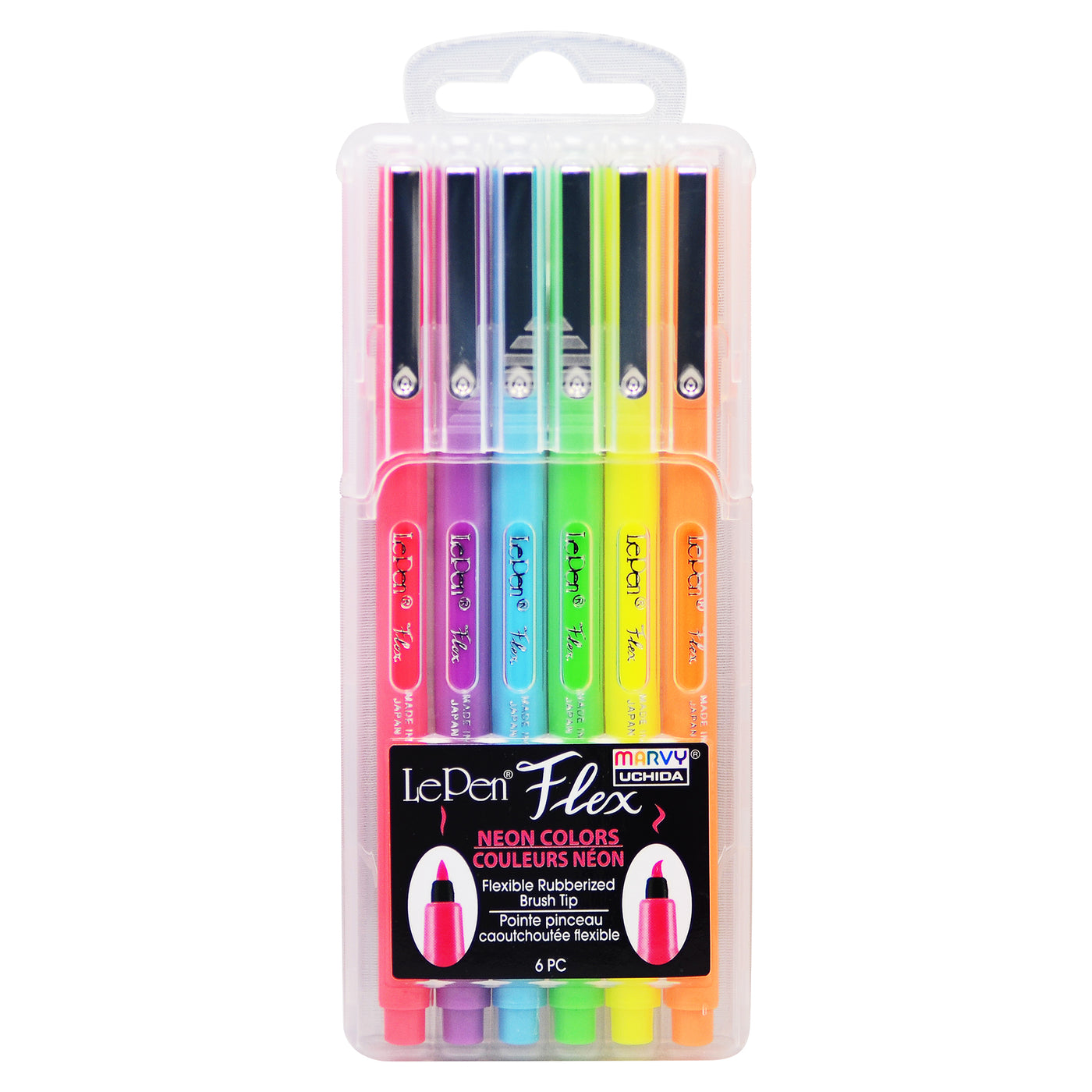 LE PEN FLEX NEON COLOR SET — Marvy Uchida